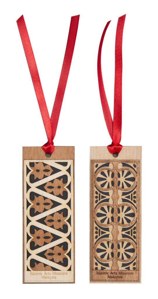 Double Veneer Carving Bookmark with IAMM Logo Assorted Design - IAMM Shop